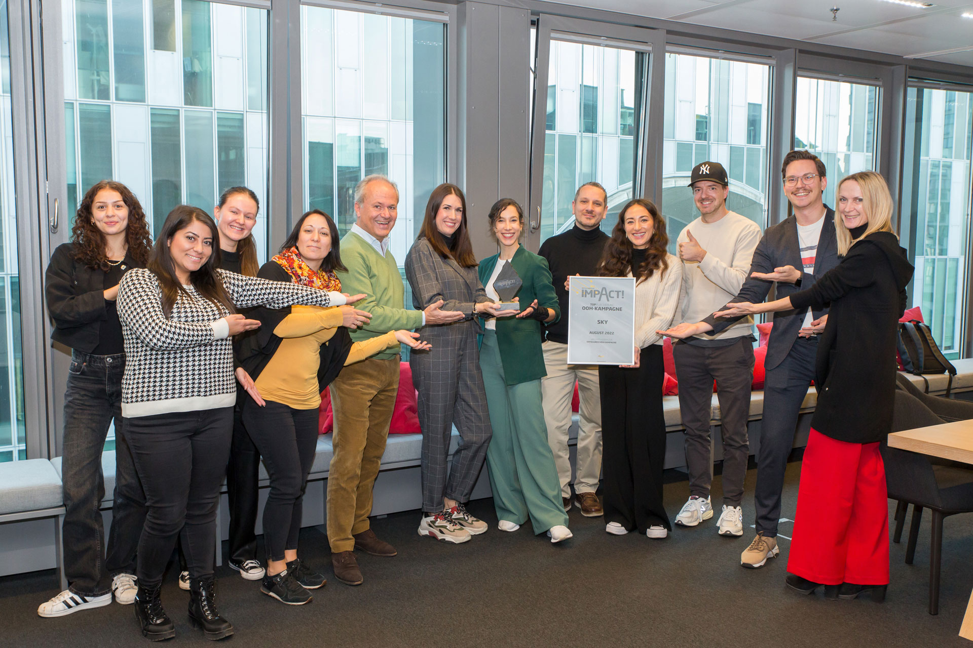 EPAMEDIA-Top Werbewirkung sichert IMPACT für Sky